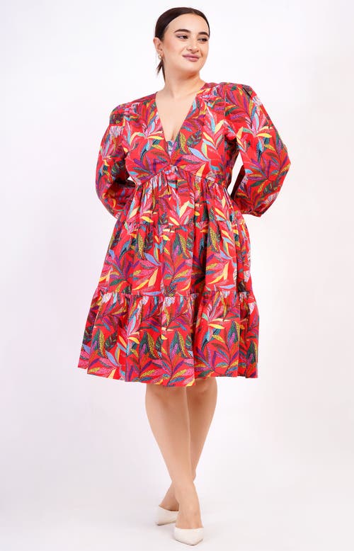LEOTA Zariah Empire Waist Mini Dress